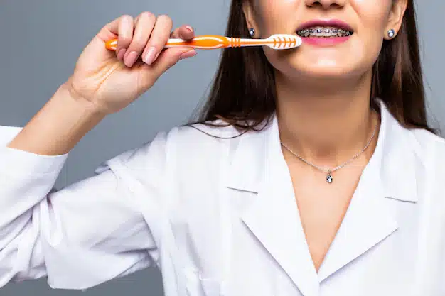 Brushing with braces | Orthodontic Services in Dallas, TX